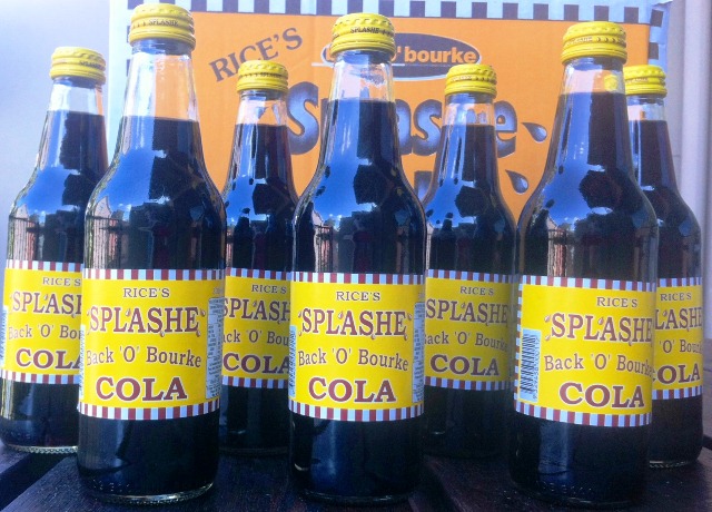 Liquid Gold. A Taste of the Outback. Splashe’s Back O’ Bourke Cola ...