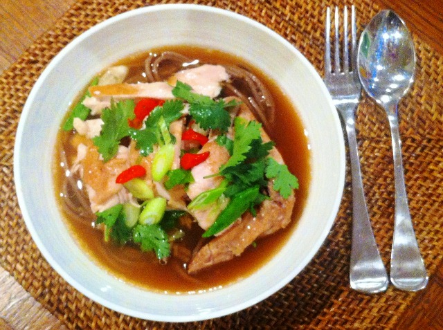 Chinese Master Stock. Soy Poached Chicken with Soba Noodles and Greens ...