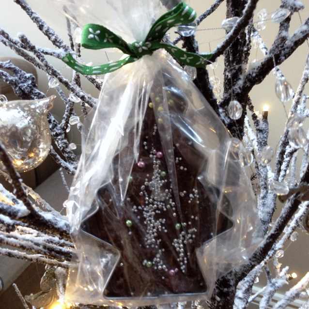 Festive Gift Giving. Edible Treats. Chocolate Fudge Christmas Trees ...